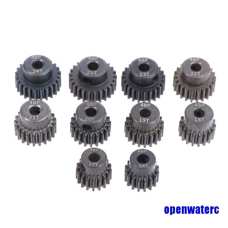 Jual Gear Pinion RC 540 550 shaft 3.17mm 48dp 16t 18t 20t 22t 25t RC MN ...