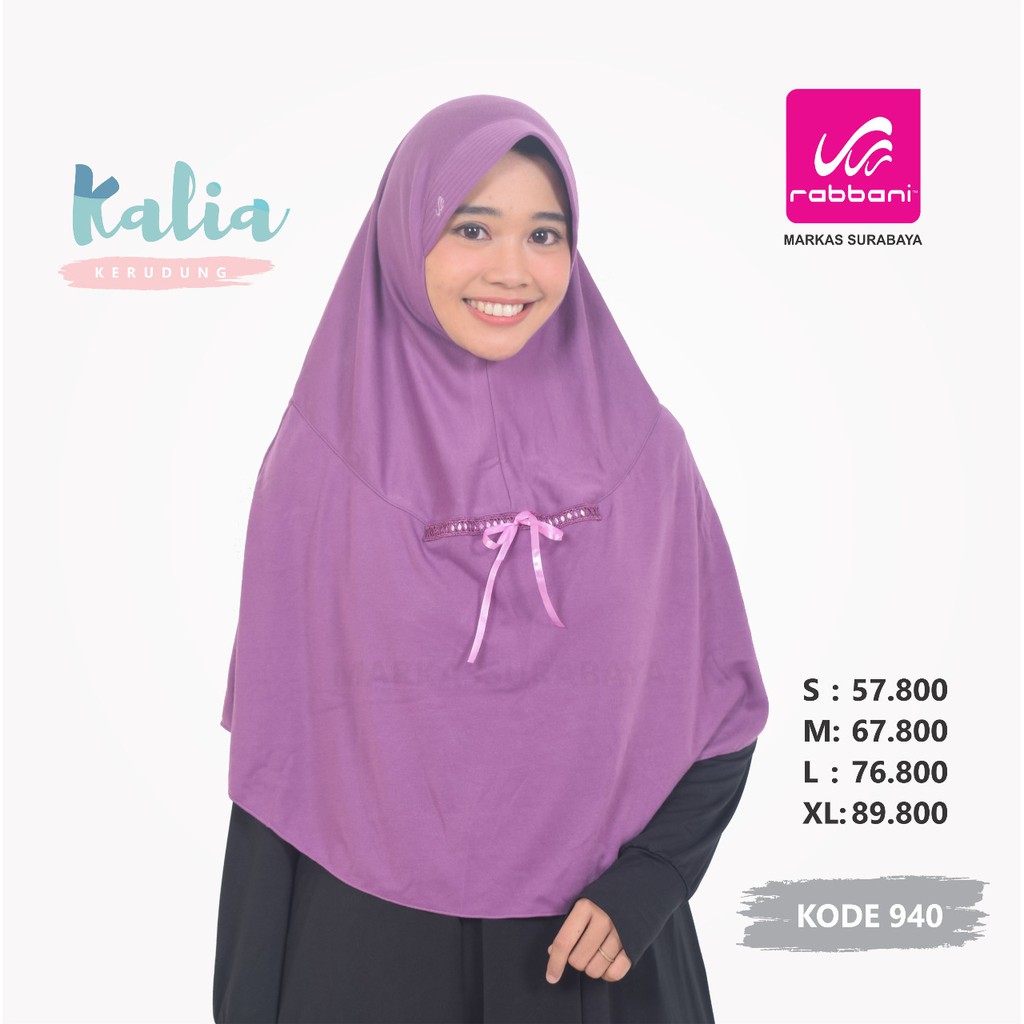 Jual (1) KERUDUNG SEKOLAH KALIA WARNA RABBANI(PITA DEPAN) | Shopee Indonesia