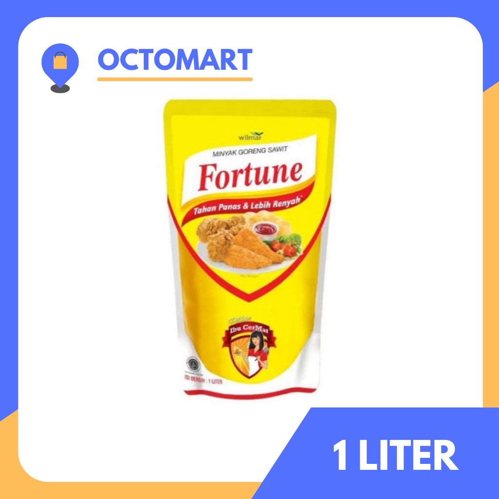 Jual FORTUNE Minyak Goreng 1 Liter / 1L / 1 L | Shopee Indonesia