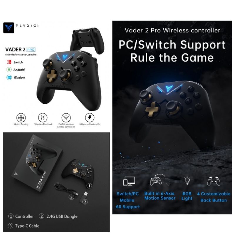 Jual FLYDIGI VADER 2 PRO Wireless Version - Multi-Platform Game ...