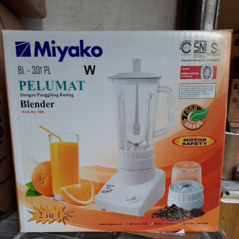Jual Blender Miyako BL 301 PL Plastik white | Shopee Indonesia
