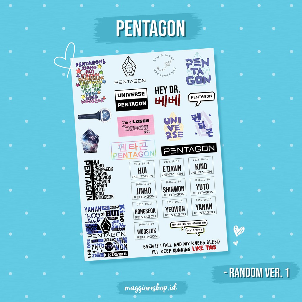 Jual Sticker Pentagon | Shopee Indonesia