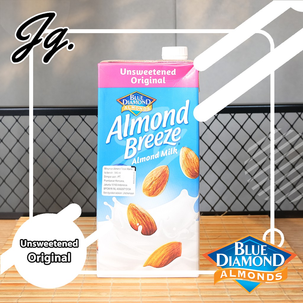 Jual Blue Diamond Almond Breeze Almond Milk 946 ml | Unsweetened Original | Shopee Indonesia