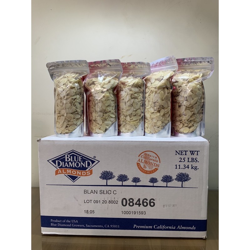Jual Almond Slice Blue Almond Repack | Shopee Indonesia