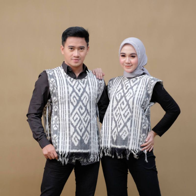 Jual TORA VEST UNISEX ETNIK TENUN IKAT DAYAK OUTER TENUN TORAJA ...