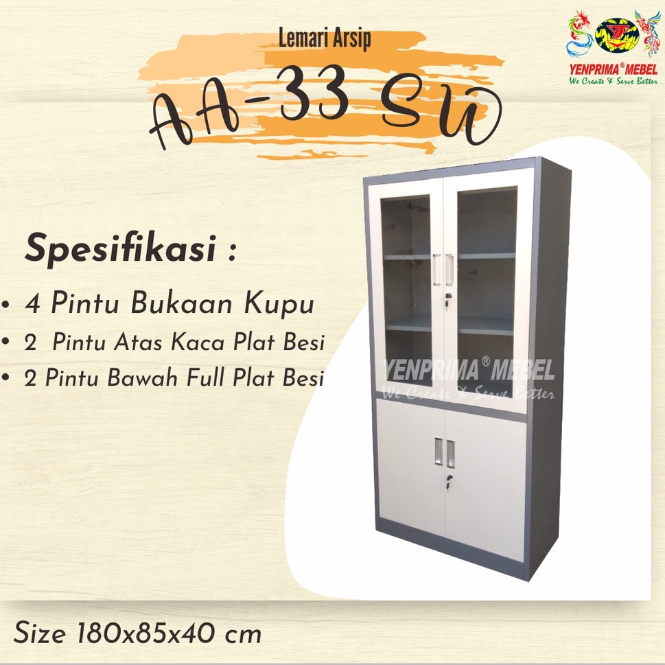 Jual Lemari Cabinet Besi AA 33 SW | Shopee Indonesia