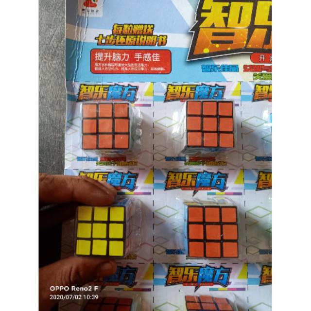Jual mainan rubik 3×3 ukuran mini / magic cube lovers superr bagus dan ...