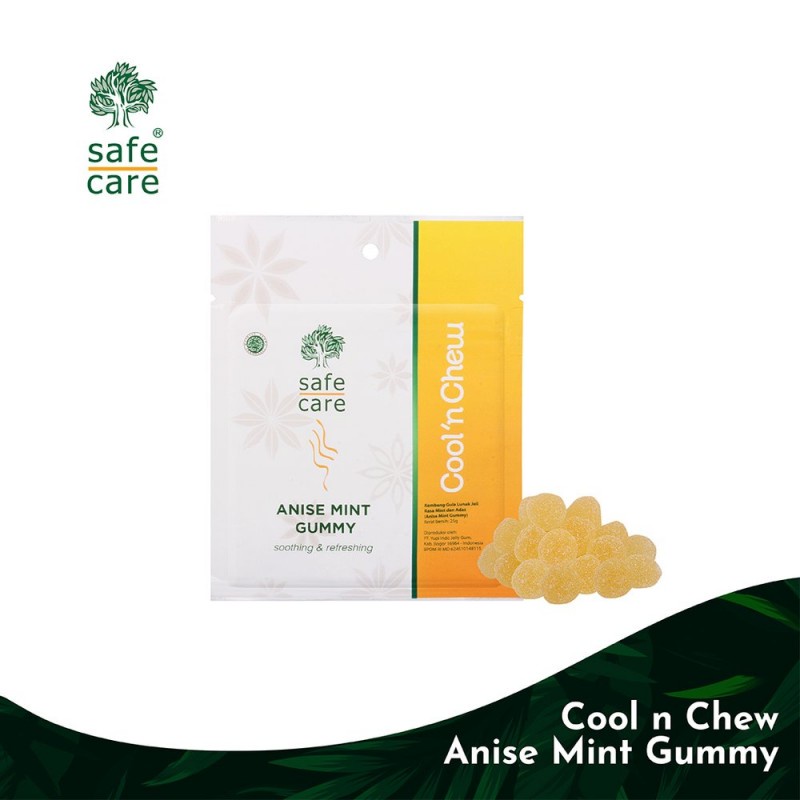 Jual Safe Care Anise Mint Gummy Permen Jelly - 25gr | Shopee Indonesia