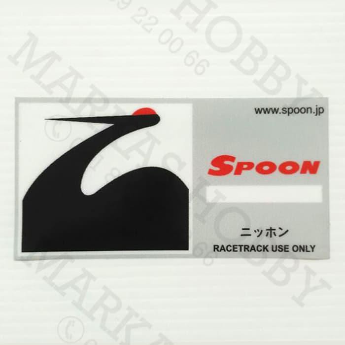 Jual Stiker / Sticker Honda Spoon Quality Control ( Tempel Dalam ...