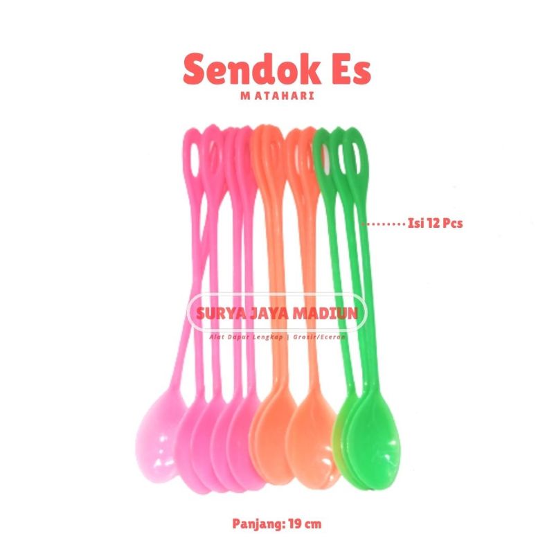 Jual Sendok Es Plastik Isi 12 Pcs | Shopee Indonesia