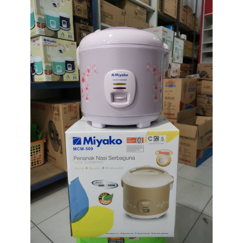 Jual Miyako Magic Com MCM 509 1.8L / Penanak Nasi Elektrik / Mejikom ...