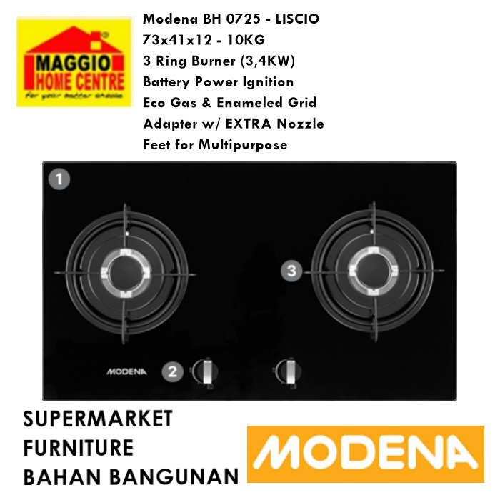 Jual KOMPOR TANAM MODENA - KOMPOR GAS MODENA - KOMPOR MODENA - COOKING ...