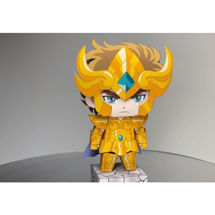 Jual Chibi Leo Reo No Aiolia Saint Seiya Papercraft | Shopee Indonesia
