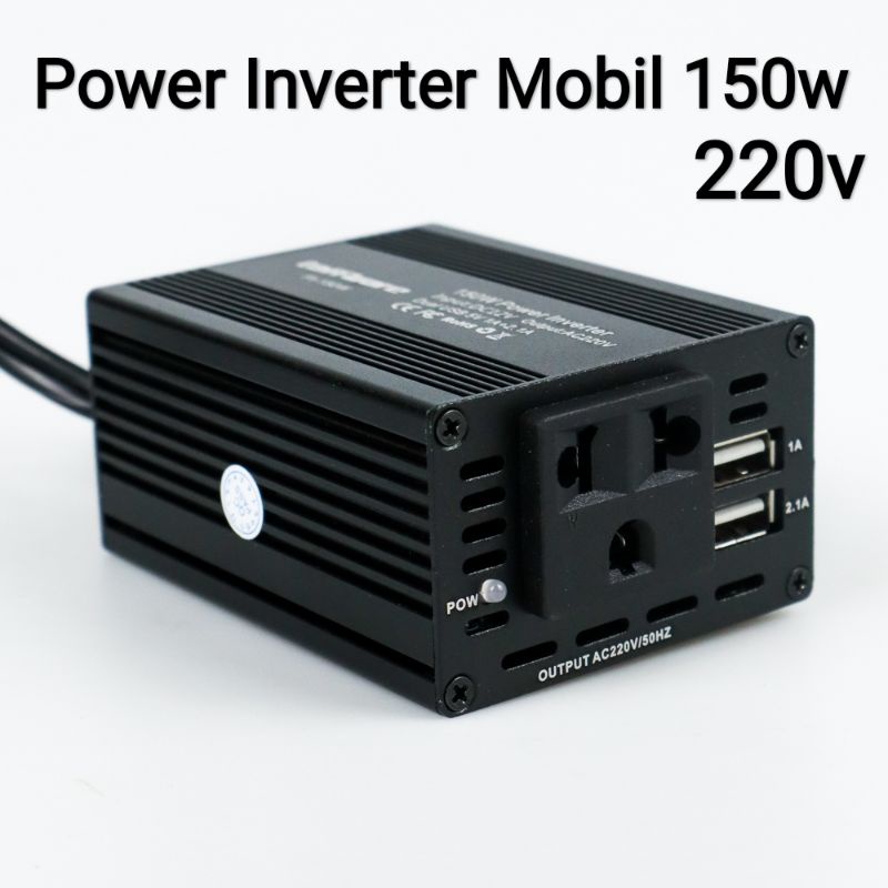Jual Power Inverter Mobil 150w 220v 12v/24v Arus DC ke AC | Shopee Indonesia