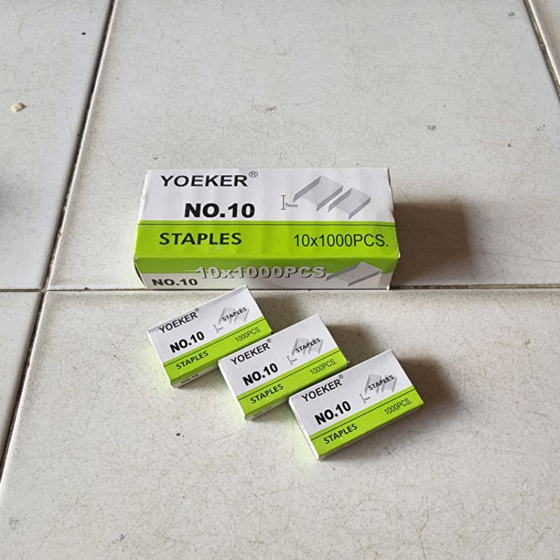 Jual Isi Necis/ Staples No. 10 Murah Yoeker/ Golden Mount/ Cheryl ...