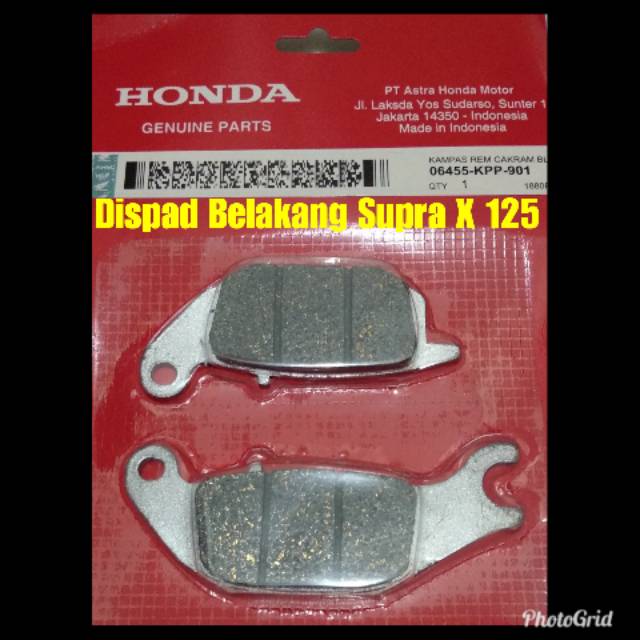 Jual DISPAD KAMPAS REM BELAKANG SUPRA X 125 | Shopee Indonesia