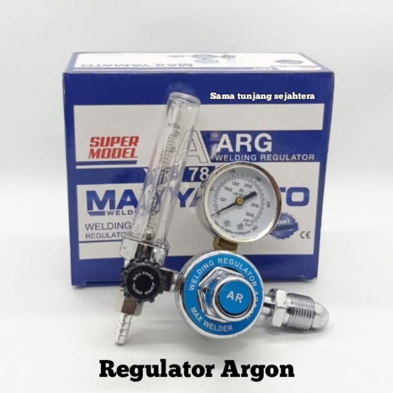 Jual REGULATOR LAS ARGON MAX YAMATO YR 78 / ARGON GAS WELDING REGULATOR ...