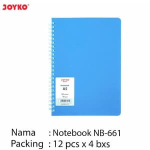 Jual Joyko Notebook A5 NB-661 Note Book Agenda Buku Jilid Ring Samping Spiral A5 NB661 Warna ...