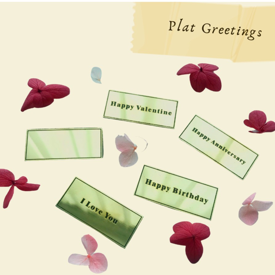 Jual Tambahan Plat Greetings | Shopee Indonesia