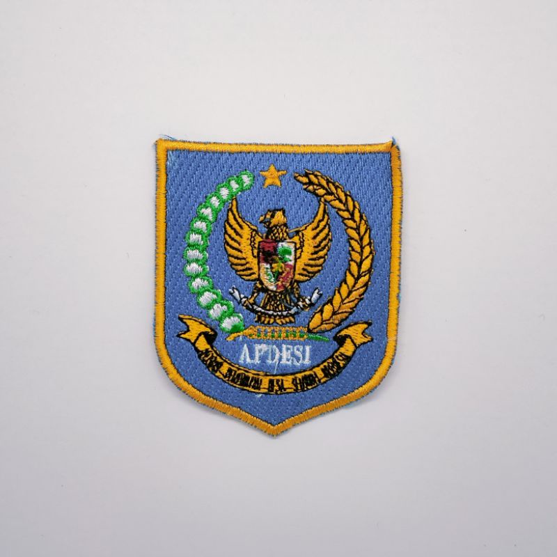 Jual Logo Bordir APDESI / Logo APDESI / Bordir Logo APDESI / Bordir ...