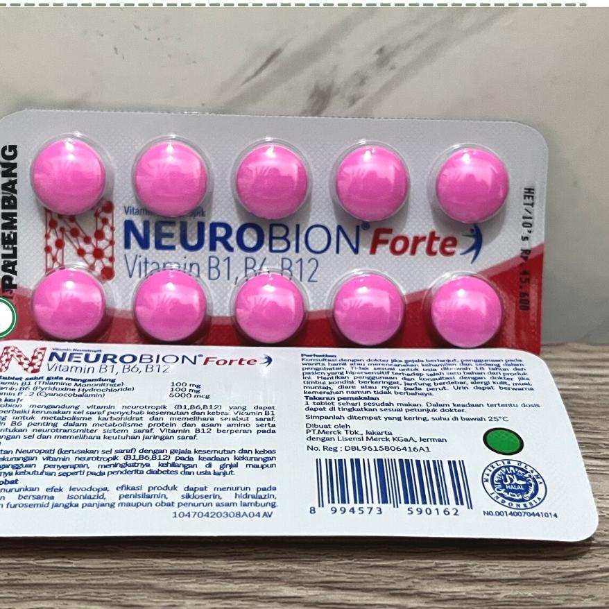 Jual Grand Seller|SQ13|NEUROBION FORTE 10 TABLET B1 B6 B12 VITAMIN B NEUROBION PINK NEROBION ...