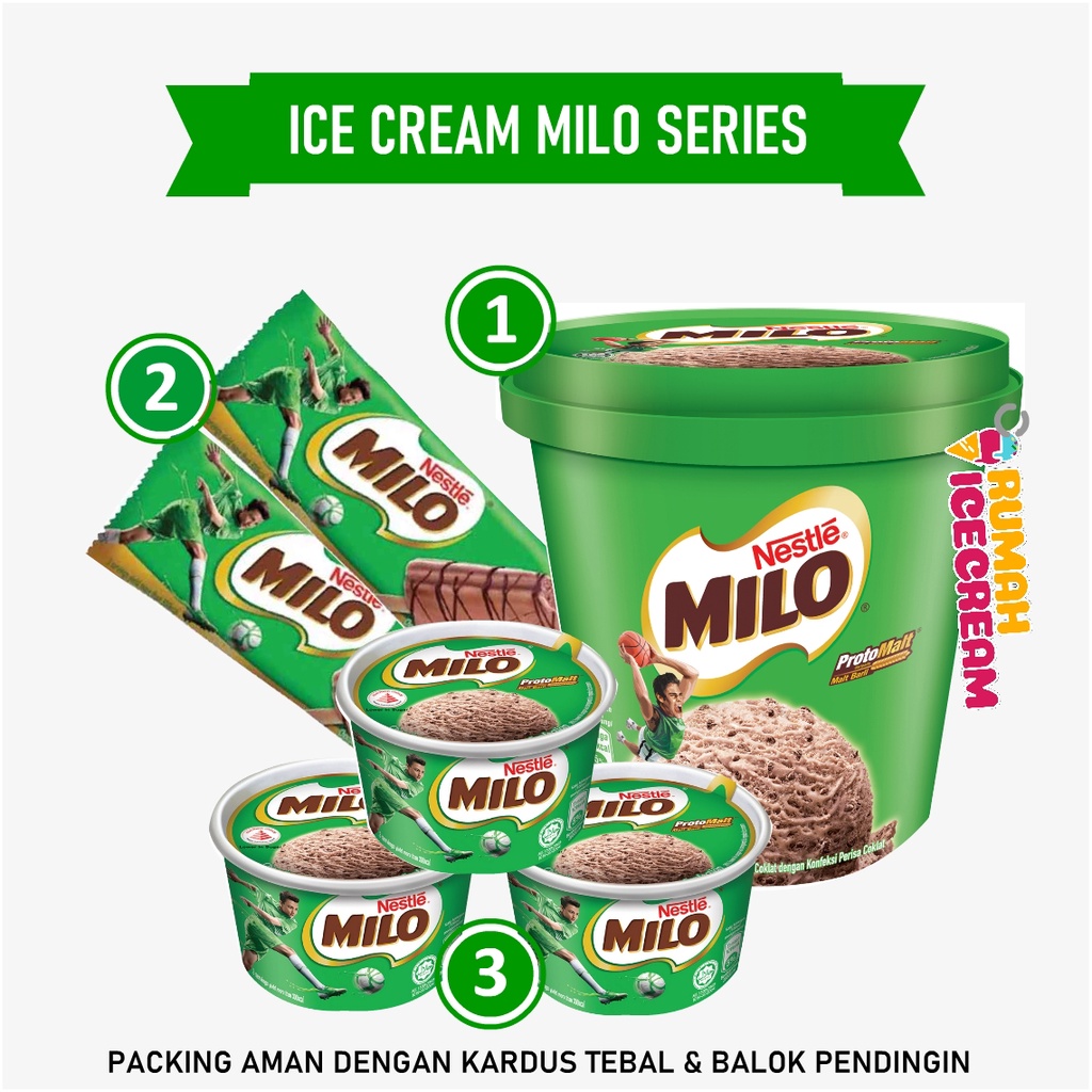 Jual Ice Cream Nestle Milo Series | Shopee Indonesia