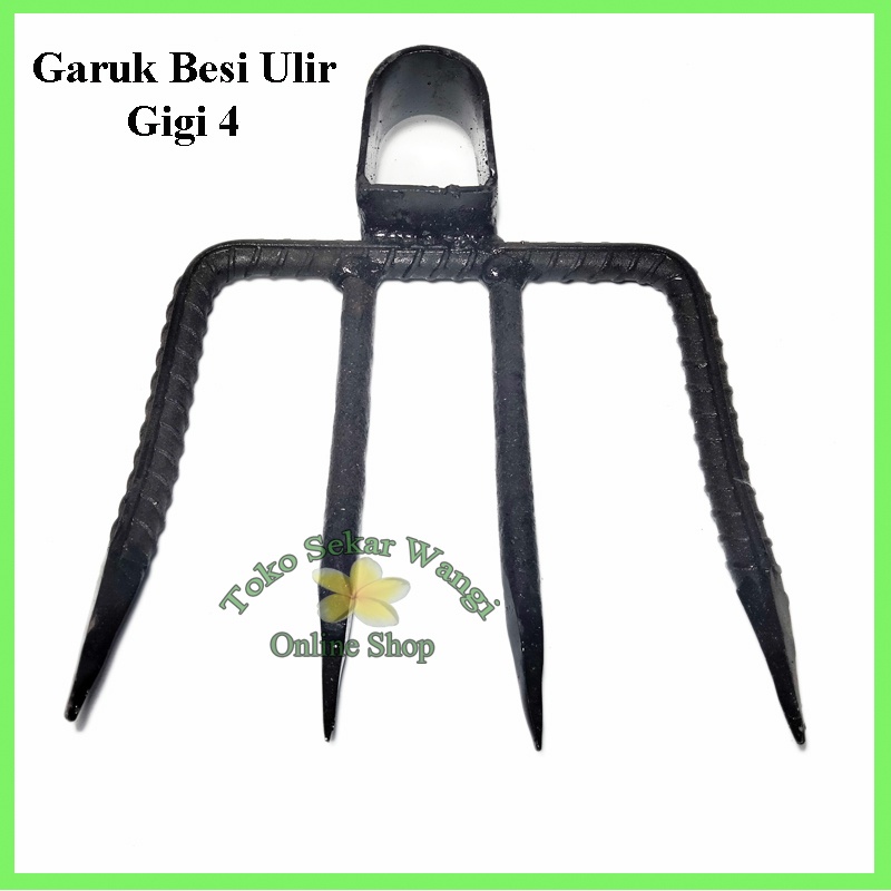 Jual GARUK SAMPAH GIGI 4 BESI ULIR Cangkrang / Alat Garuk Sampah ...