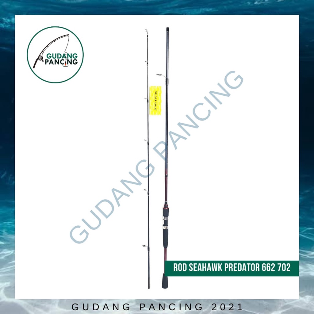 Jual Rod Joran Pancing Seahawk Predator PD-702MHS PD-662MHS | Shopee ...