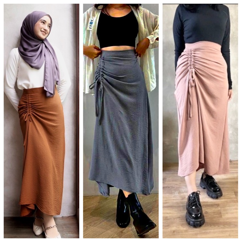 Jual PROMO ROK SERUT KOREA CRINKLE / ROK SERUT CRINGKEL /ROK KOREA ...