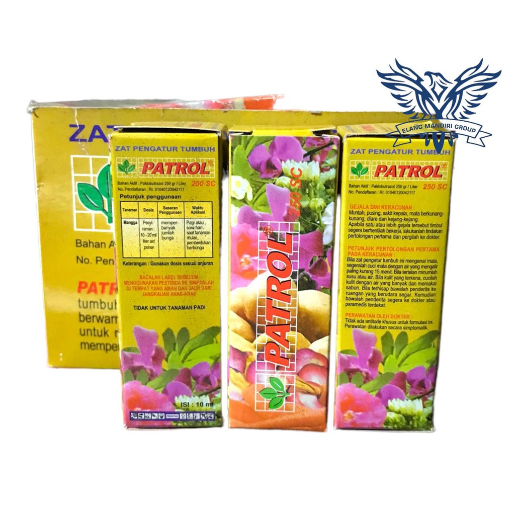 Jual Patrol 250SC 10ML Pupuk Cair ZPT Paklobutrazol 250g/l Zat Pengatur ...
