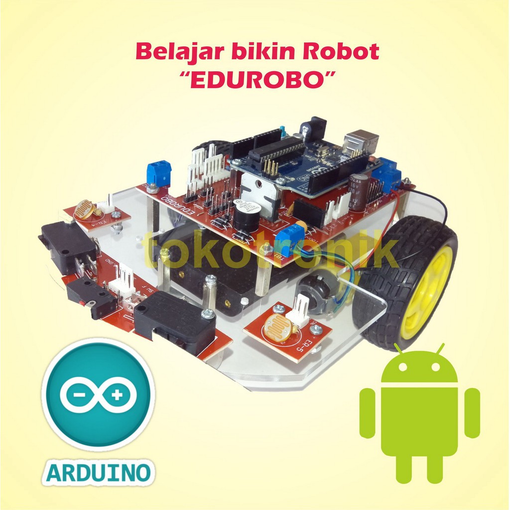 Jual EDUROBO Kit Belajar Membuat dan Merakit Robot Arduino | Shopee ...
