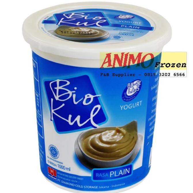 Jual Yogurt Biokul Stirred Plain 1000ml \u002F Yoghurt 1 Liter | Shopee ...