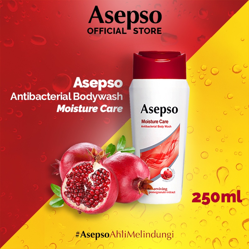 Jual ASEPSO Sabun Cair Body Wash Moisture Care - 250 ml | Shopee Indonesia