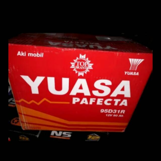 Jual Paket aki 95D31R YUASA 12V 80AH | Shopee Indonesia