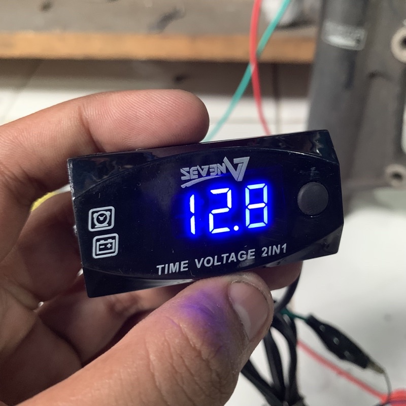 Jual VOLTMETER VOLT METER ACCU AKI SINGEL 2 IN 1 3 IN 1 MINI 12V UNIVERSAL SEGALA MOTOR BISA ...