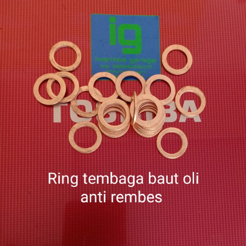 Jual Gasket Tembaga ring oli baut oli mobil Anti rembes anti bocor ...