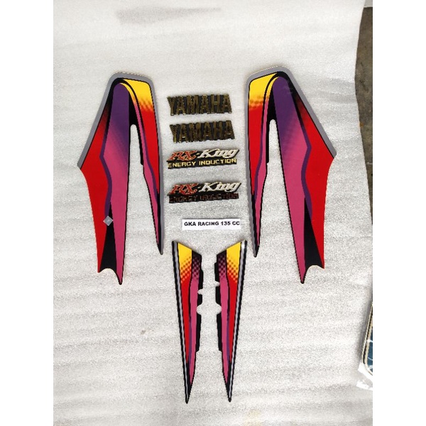 Jual lengkap emblem striping lis sticker rx king tahun 1999 atau 2000 ...
