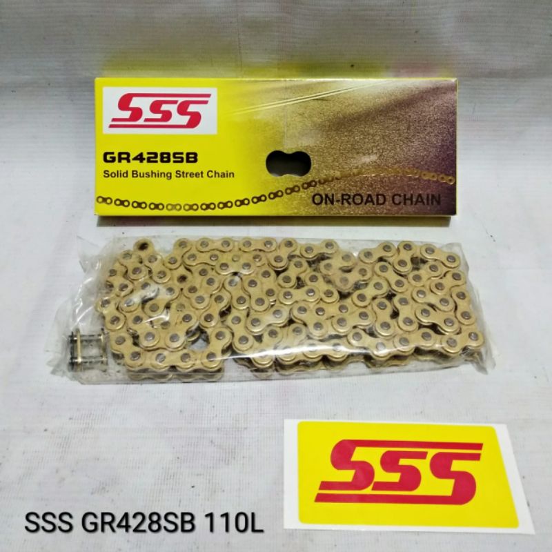 Jual Rantai SSS Jupiter / Vega / F1ZR / Crypton / Vega ZR 428 110 Gold | Shopee Indonesia