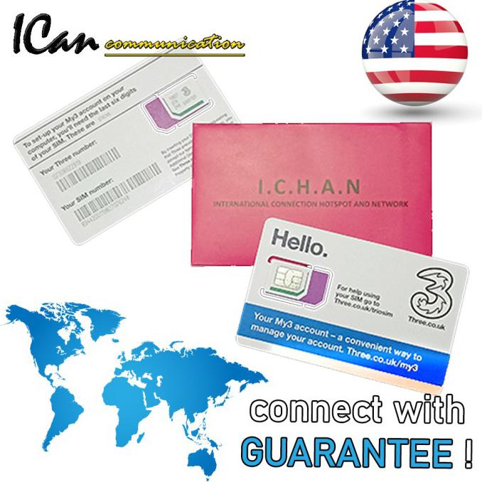 Jual Sim Card USA 30 Days 12gb / Simcard Amerika 30 hari 12 GB / 5gb ...