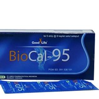Jual Terbaik Bio Cal 95 Strip Isi 6 Kaplet - Memenuhi Kalsium pada Masa ...