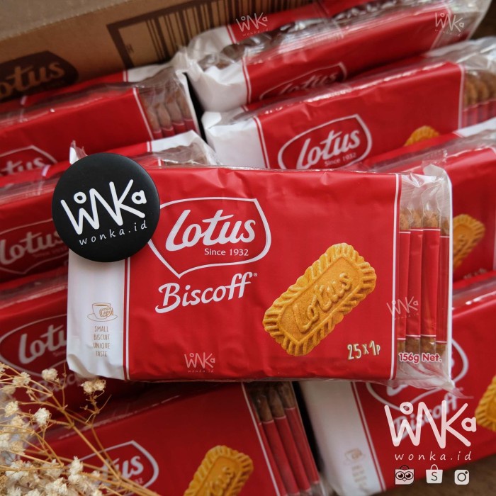 Jual Wafer-Biskuit- Lotus Biscoff Individual Pack 25 - Biskuit ...