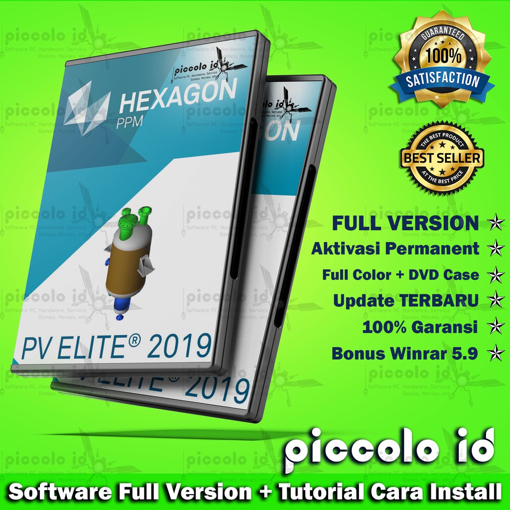 Jual Intergraph PV-Elite 2019 V.21 FULL VERSION Hexagon PPM PV Elite ...