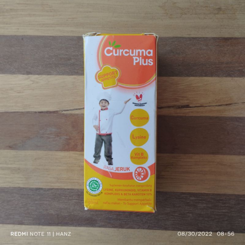 Jual curcuma plus madu honey vit 100 ml multivitamin jeruk appetite ...