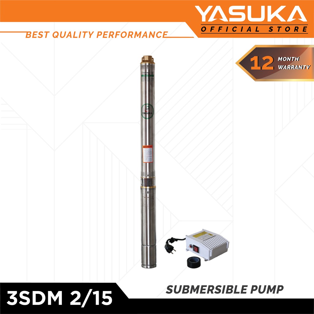 Jual Pompa Satelit / Submersible Pump (3") Yasuka 3SDM 2/15 | Shopee ...