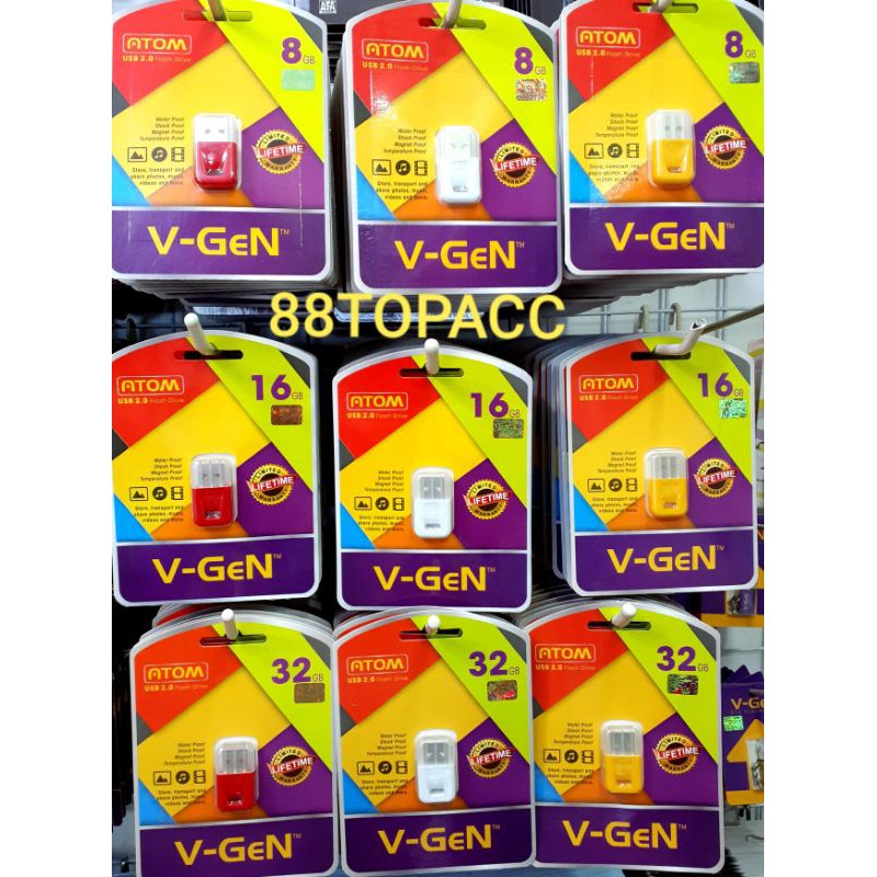 Jual Flashdisk Vgen 4GB 8GB 16GB 32GB 64GB / USB Flash Disk V-Gen ...