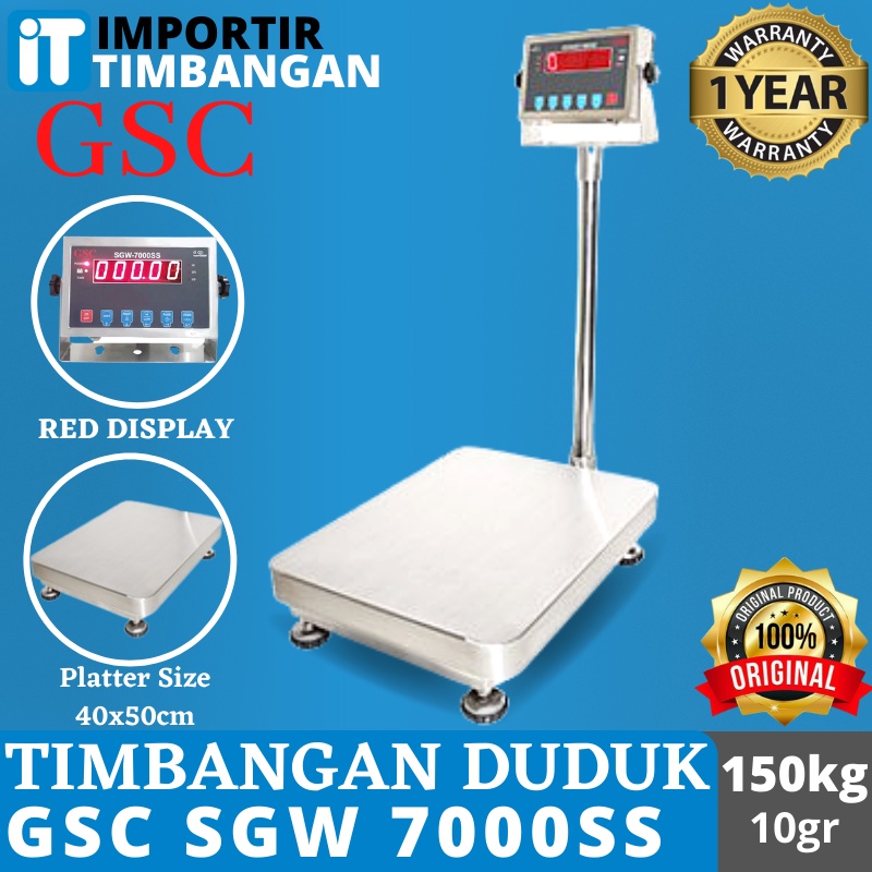 Jual TIMBANGAN DUDUK DIGITAL GSC SGW 7000SS TAHAN AIR/ TIMBANGAN WATER ...