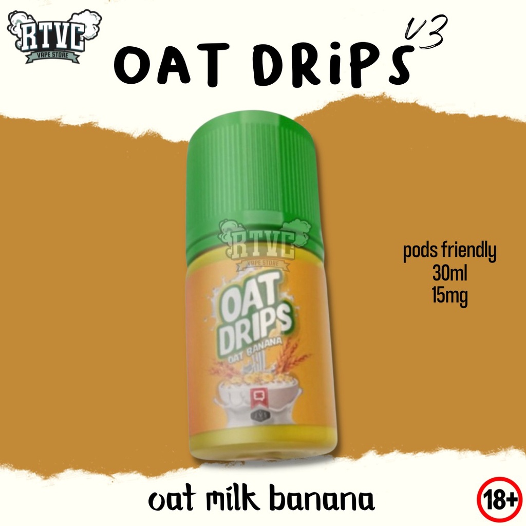 Jual Oat Drips Pods Series Banana 30ml 15mg by SteamQueen X JVS Liquid ...