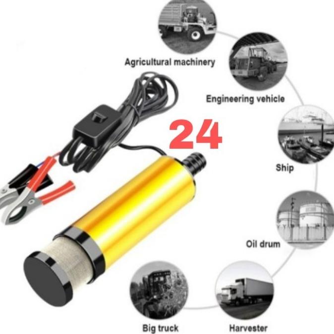 Jual Pompa Solar Mini Portable Pompa Celup Minyak Dc 24V Pompa Sedot ...