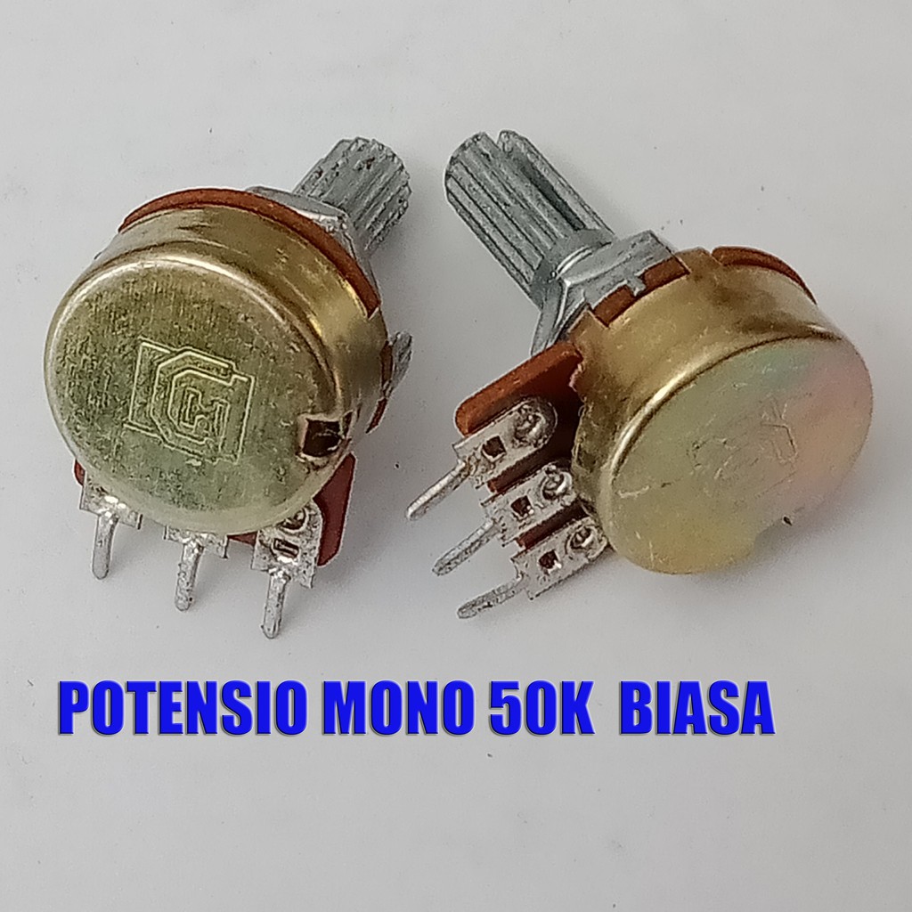 Jual Potensiometer potensio Mono Linear 50K/100K | Shopee Indonesia