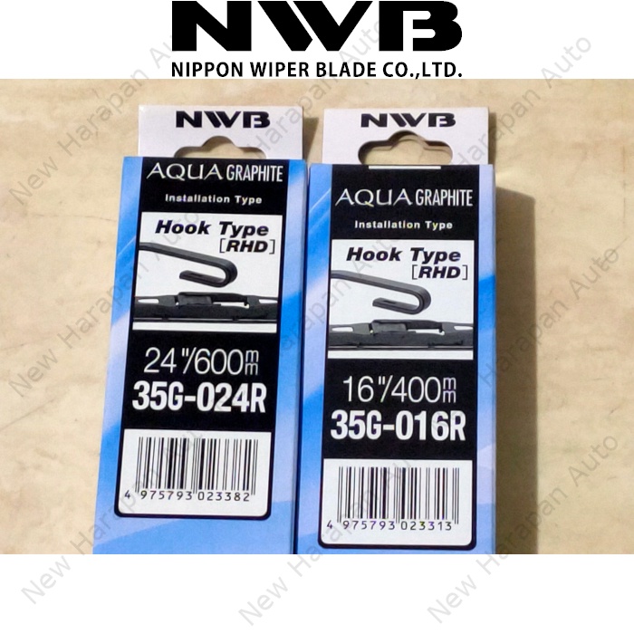Jual Nippon Wiper Blade Depan 24"+16" NWB AQUA Sapu Kaca Kijang Grand Innova-Zenix Hybrid EV ...